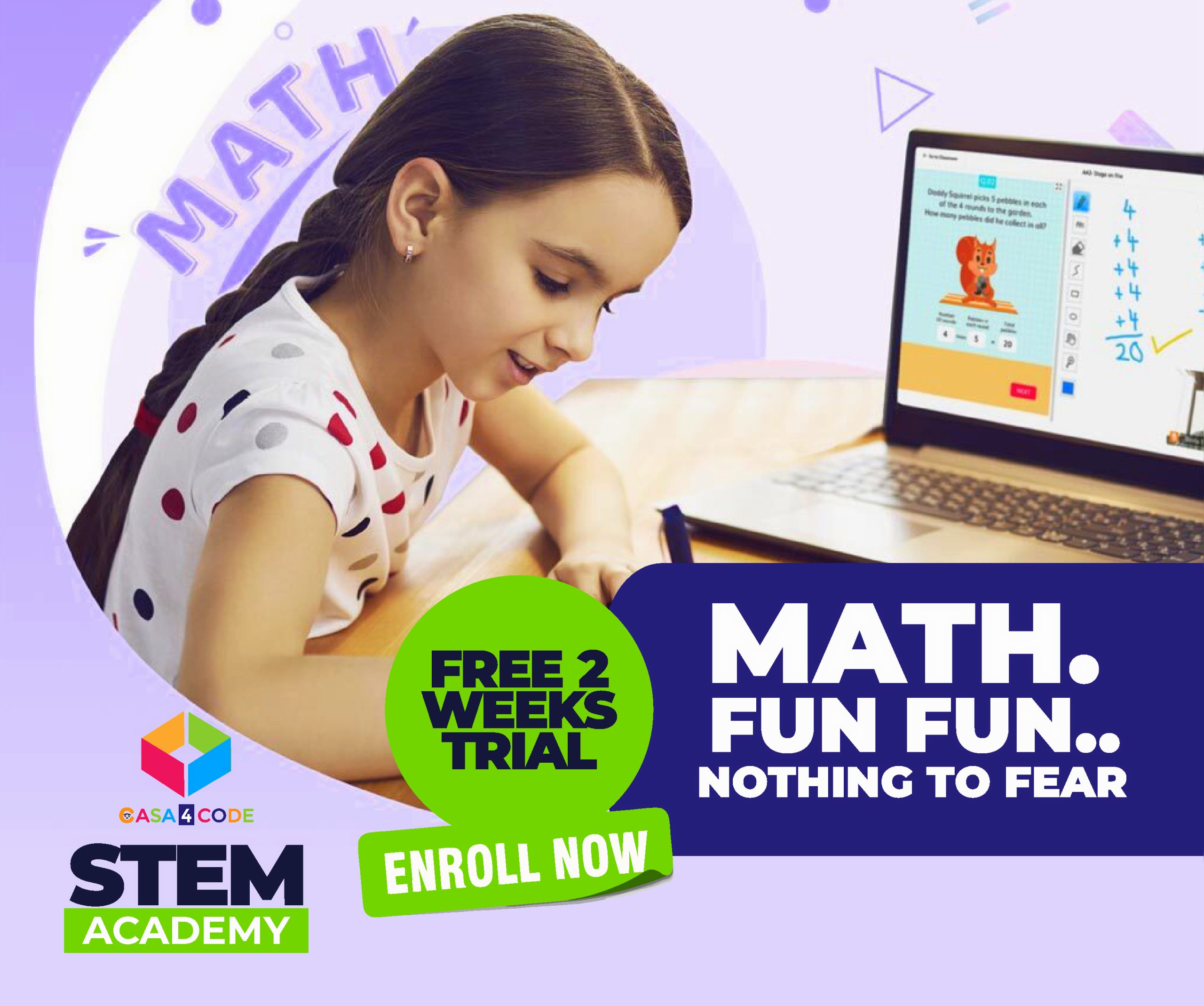 2-week free Coding and STEM classes – CASA4CODE – STEM School for Grade 1 to 12